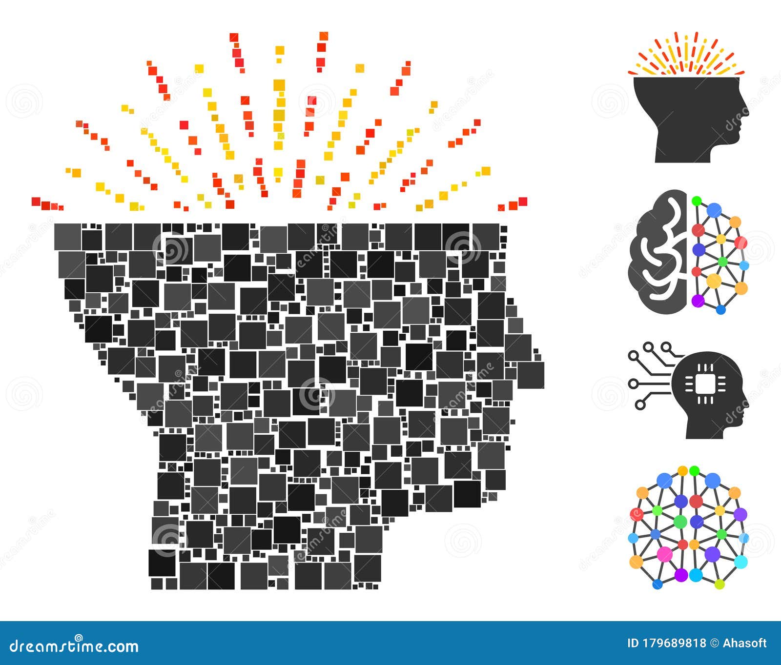 Imagination Icon. Simple Line Element Imagination Symbol For Templates ...