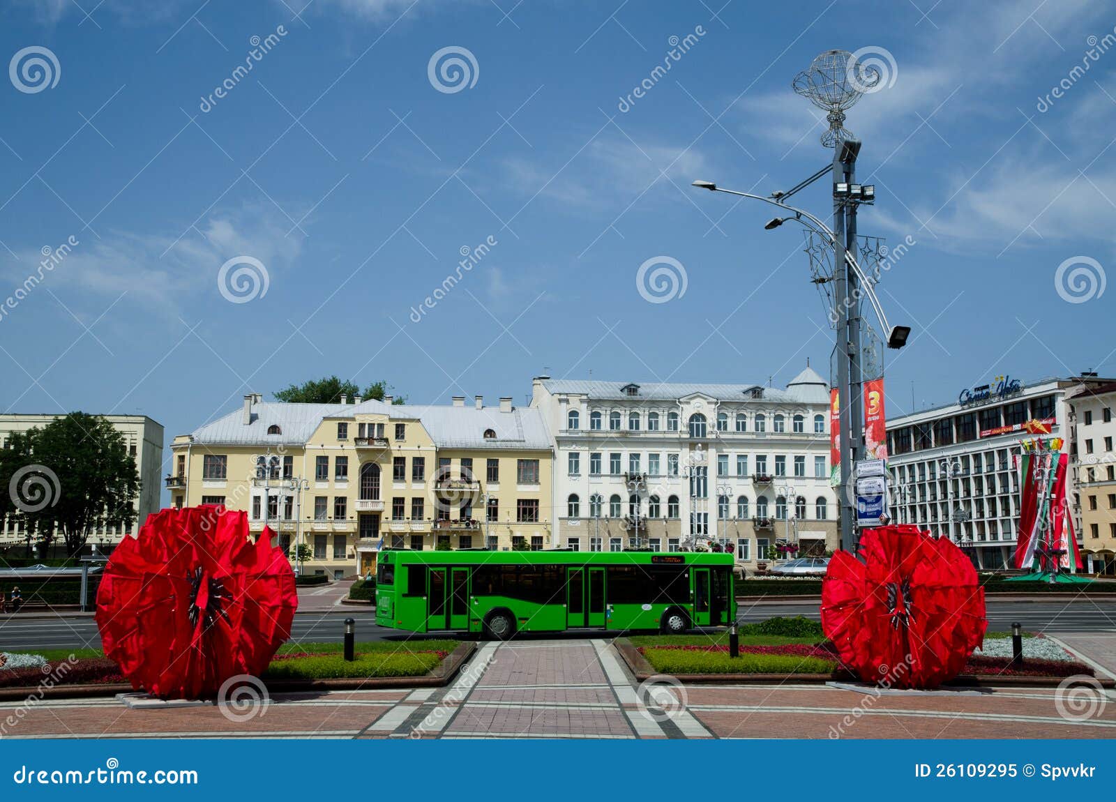 Square of Independence in Minsk, Belarus Editorial Image - Image of ...