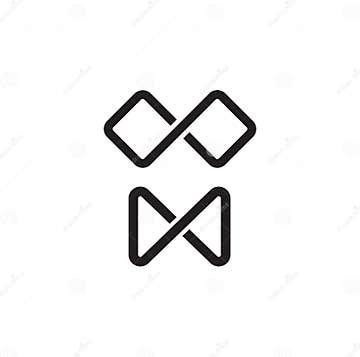 Square infinity signs stock vector. Illustration of linked - 216931455