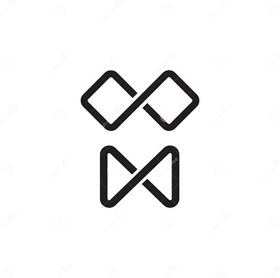 Square infinity signs stock vector. Illustration of linked - 216931455