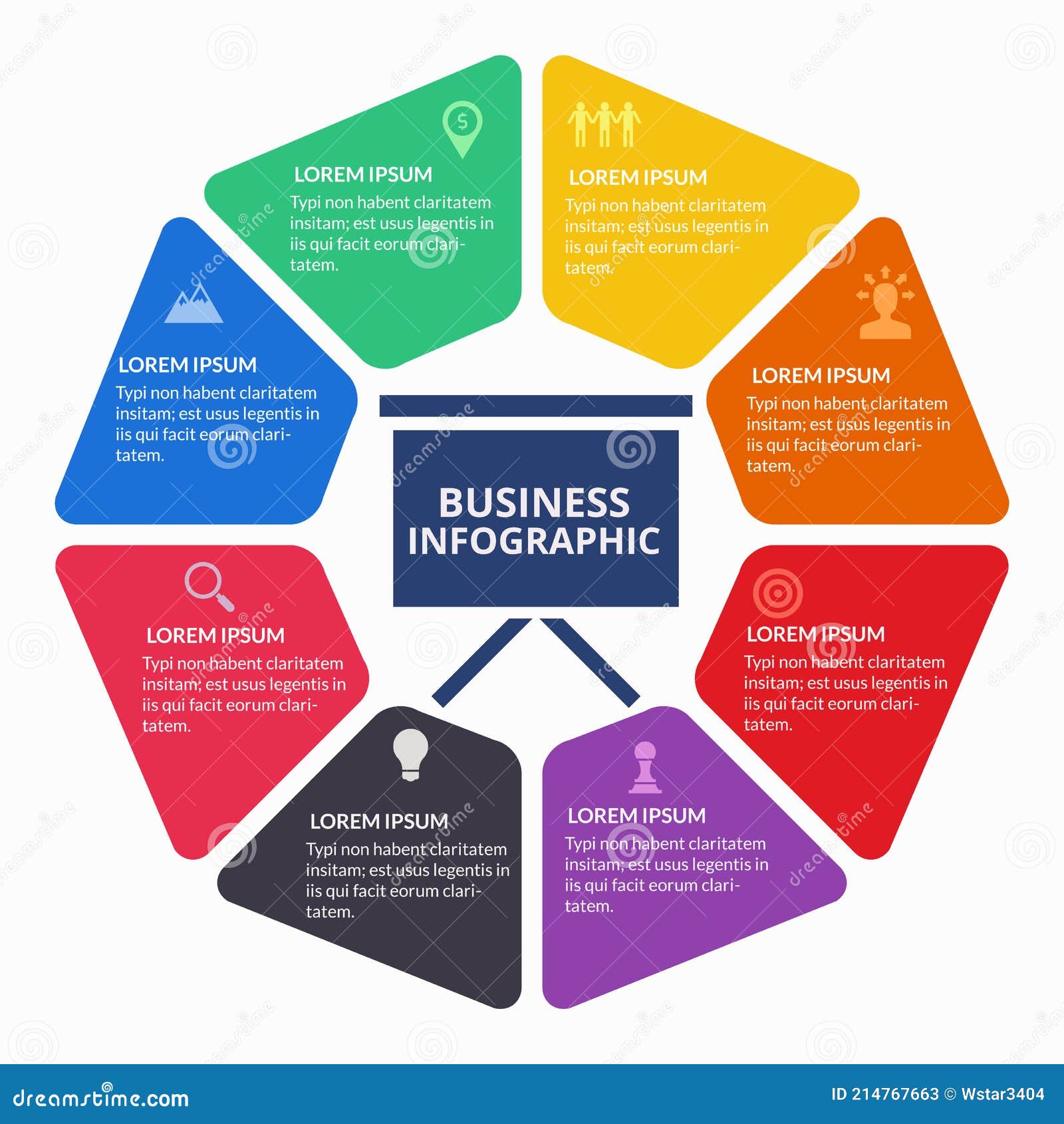 Eight Diagram And Tai Chi Vector Illustration | CartoonDealer.com #49084790