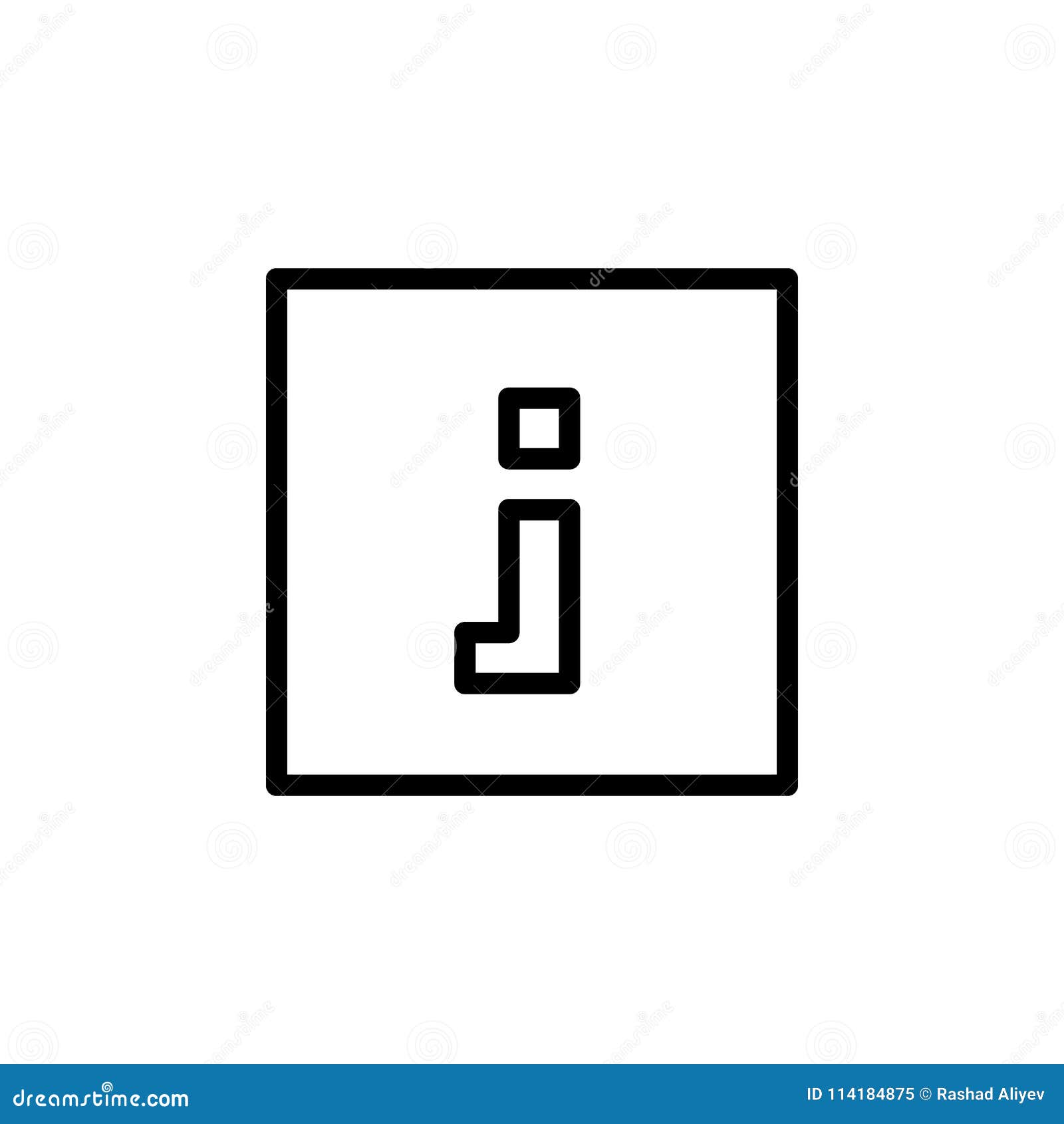 Square Information Sign Icon. Element of Simple Icon for Websites, Web ...