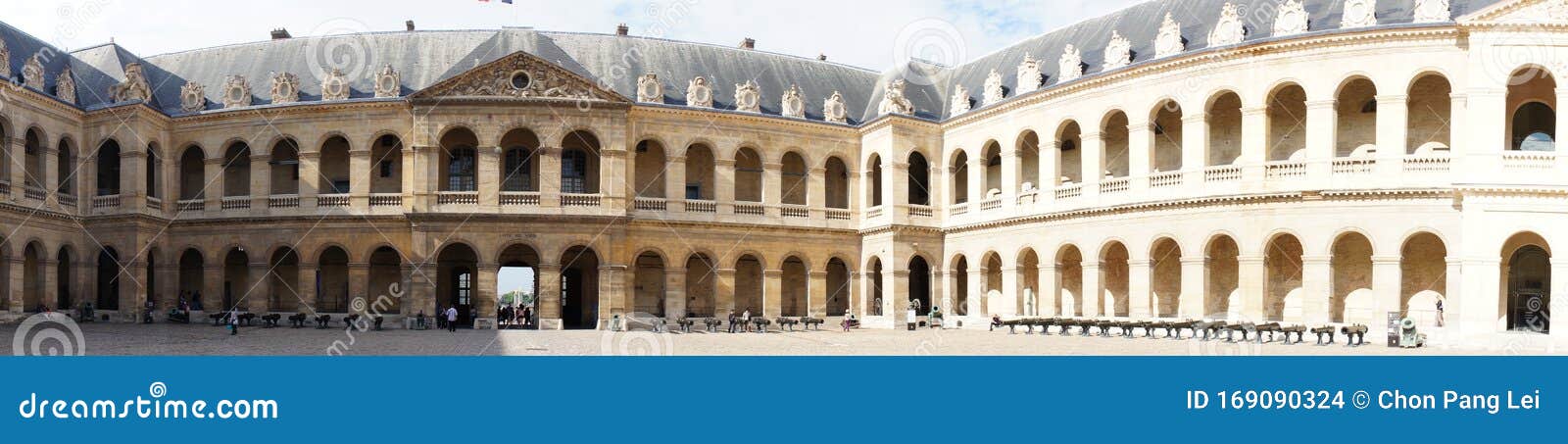 Square Inside a Gothic Architecture Stock Photo - Image of architecture ...