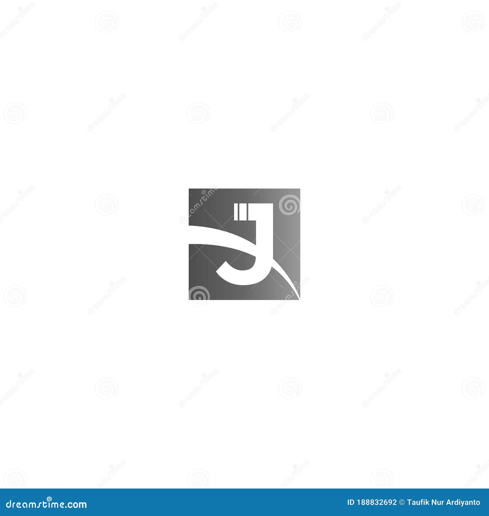 Square J Logo Letter Design Stock Vector - Illustration of elegant ...