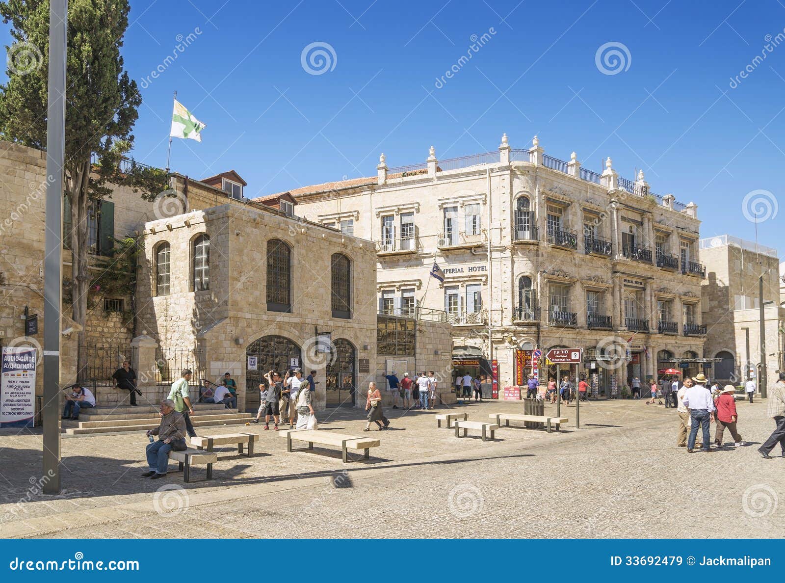 Square in Jerusalem Old Town Israel Editorial Stock Image - Image of ...