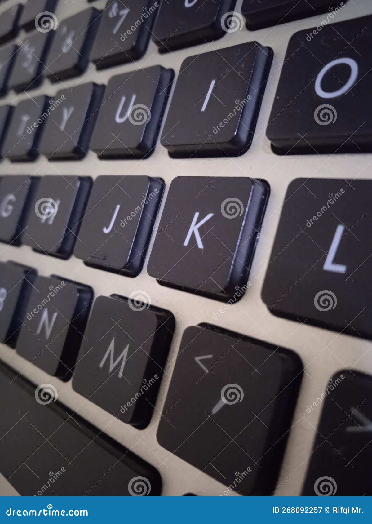 Simple Rectangular Computer Keyboard Stock Image - Image of keyboard ...