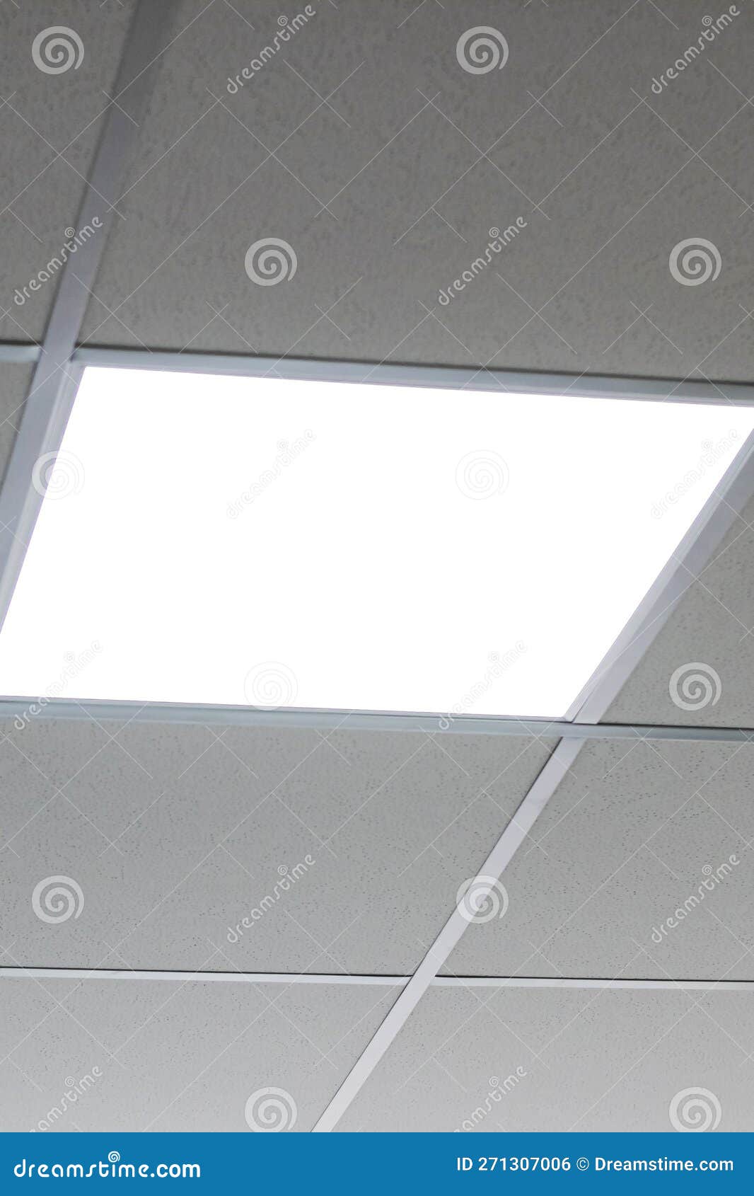 Square Lamps on the Tiled Ceiling Closeup Stock Photo - Image of ...