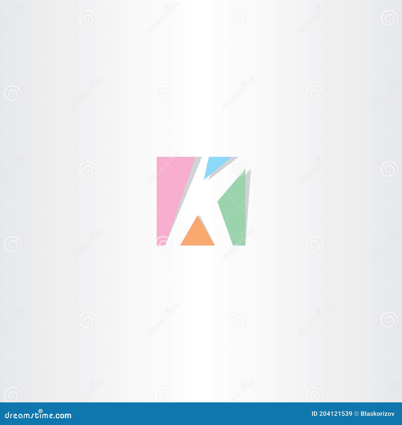 Square Letter K Logo K Icon Design Stock Vector - Illustration of ...