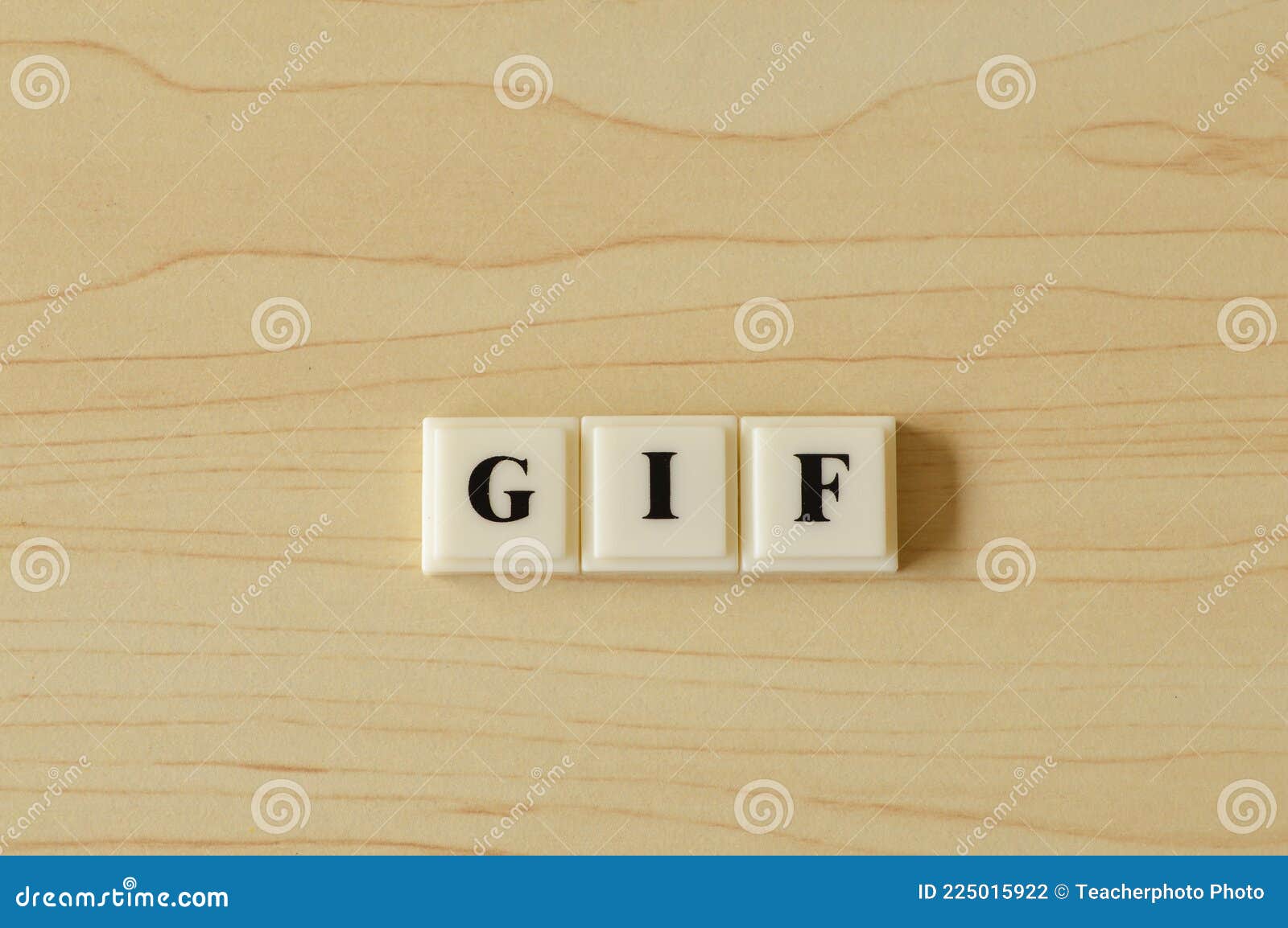 Square Letters with Text GIF Stands for Graphics Interchange Format ...