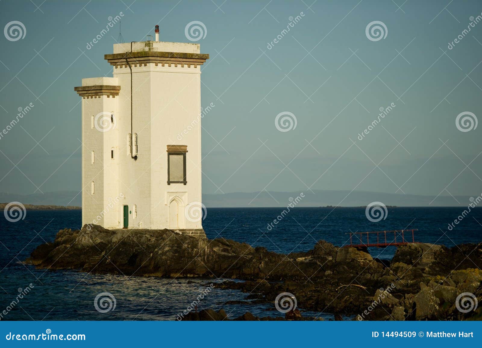 Square Lighthouse stock image. Image of blue, white, lighthouse - 14494509
