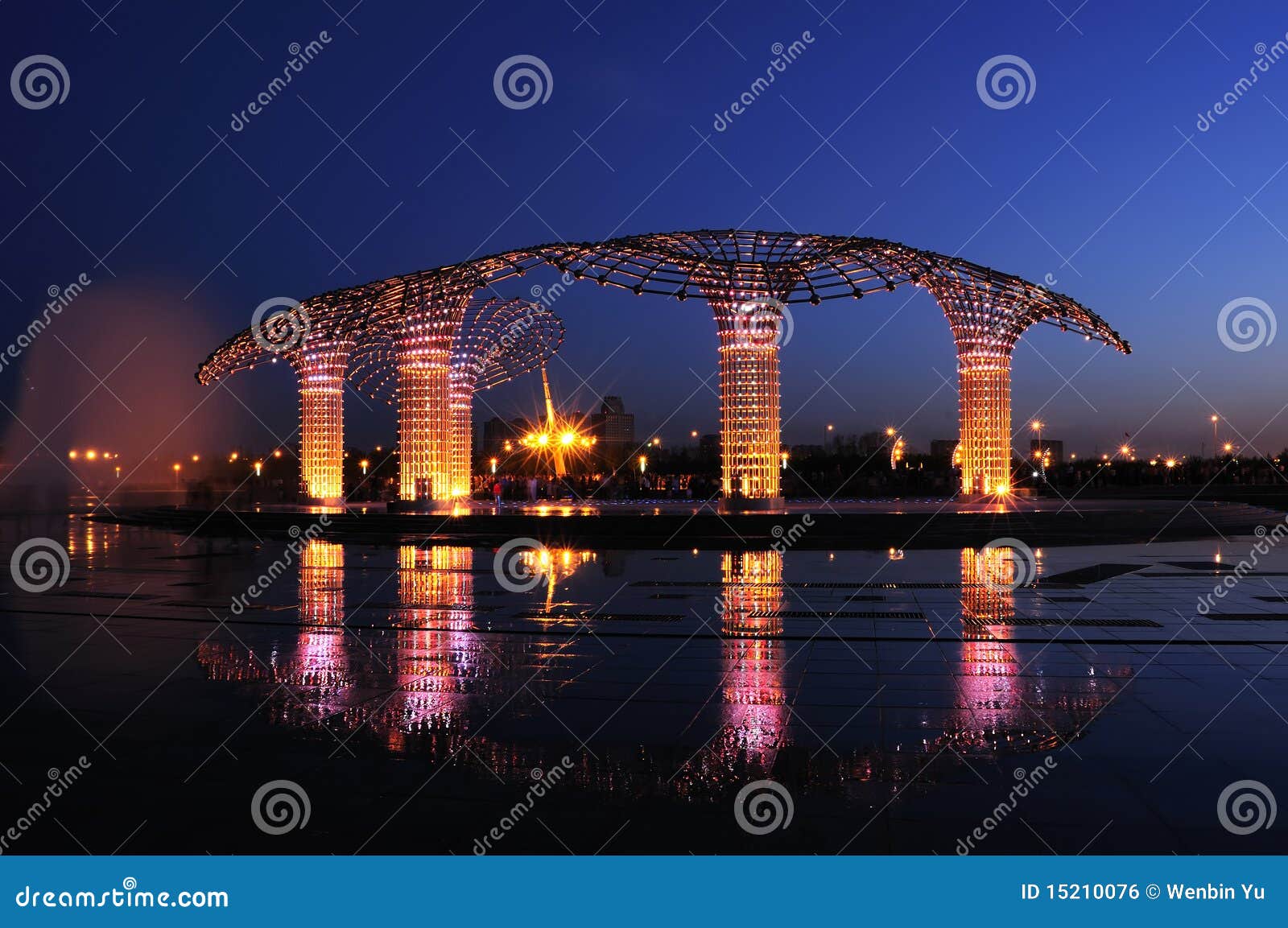 Square lighting building stock photo. Image of travel - 15210076