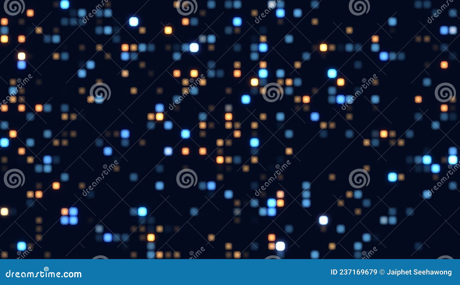 Square Lights Digital Technology Hitech Loop Animation Background Stock ...