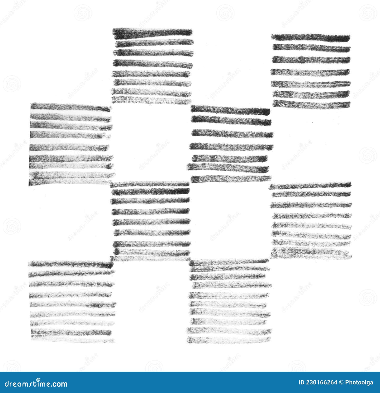 Square Marker Hand Made Grid. Abstract Geometry Empty Square Seamless ...