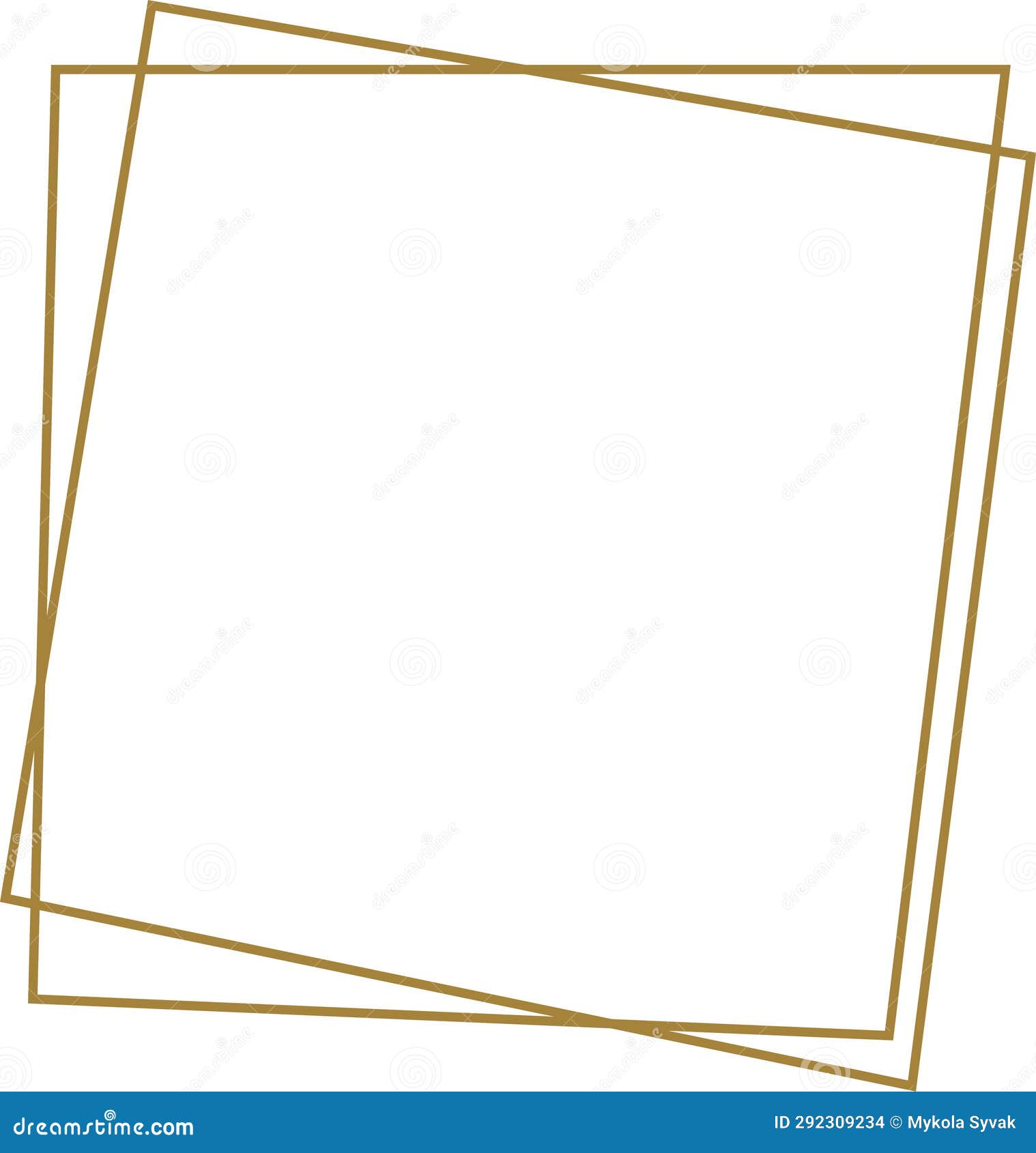 Square Lined Frame stock illustration. Illustration of abstract - 292309234
