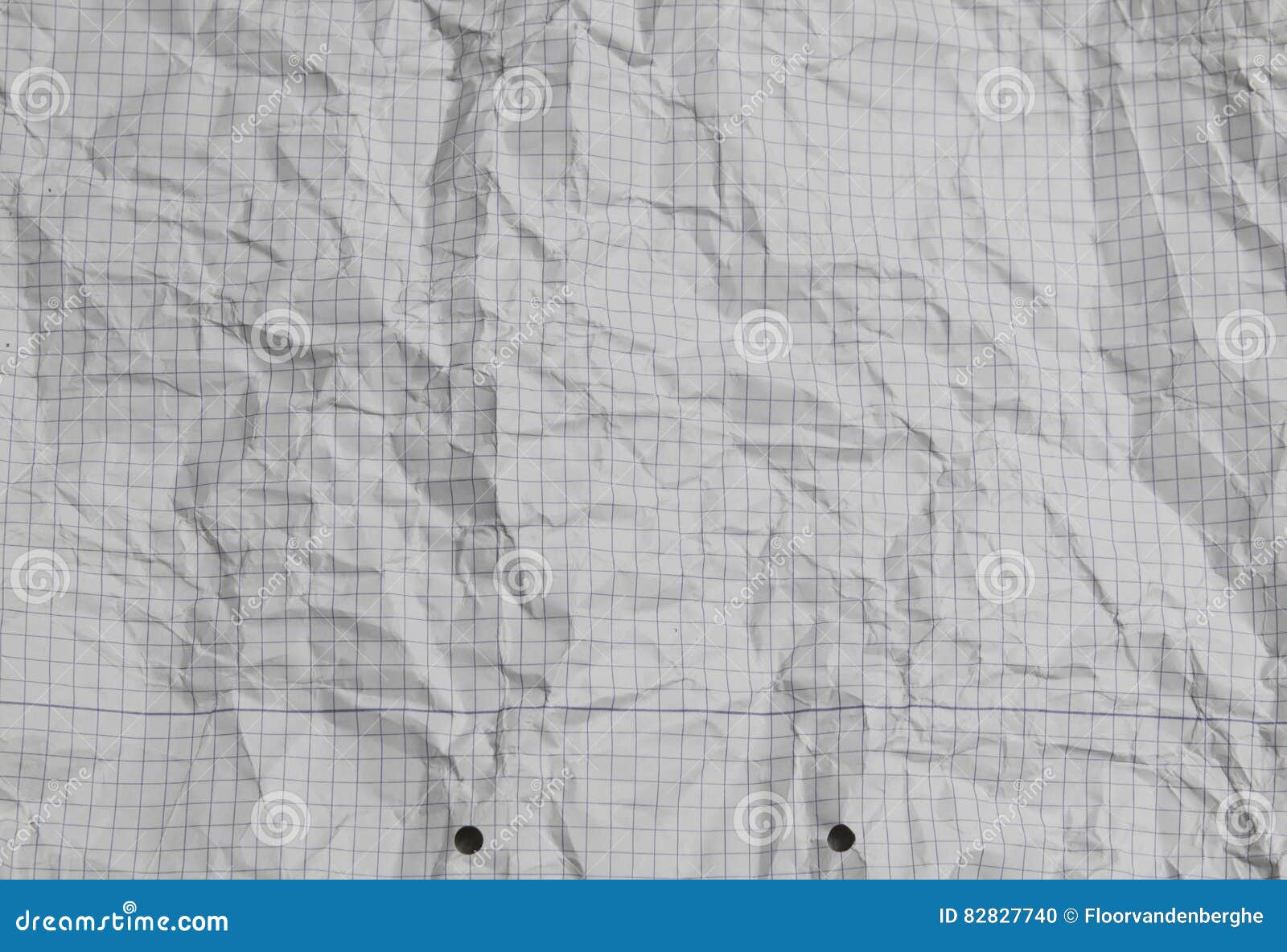 Square Lined Paper Crumpled Texture Stock Photo - Image of rough ...