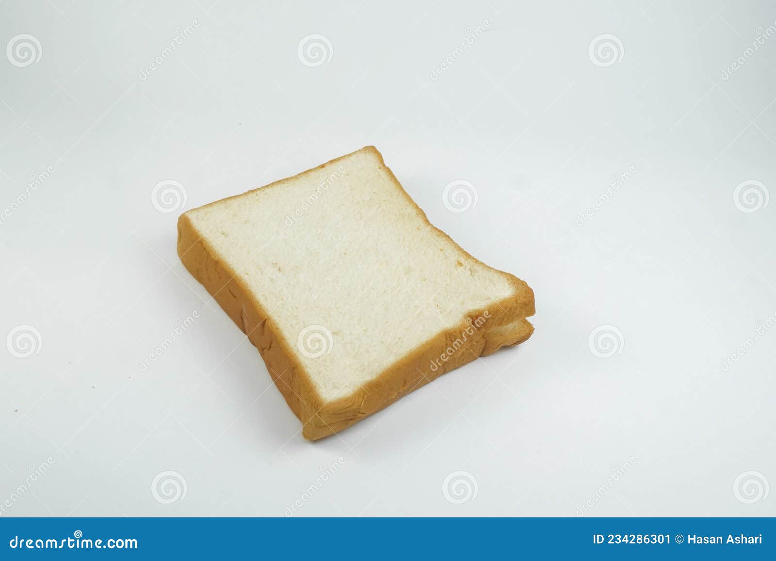Square Loaf of Bread on a White Background Stock Image - Image of plant ...