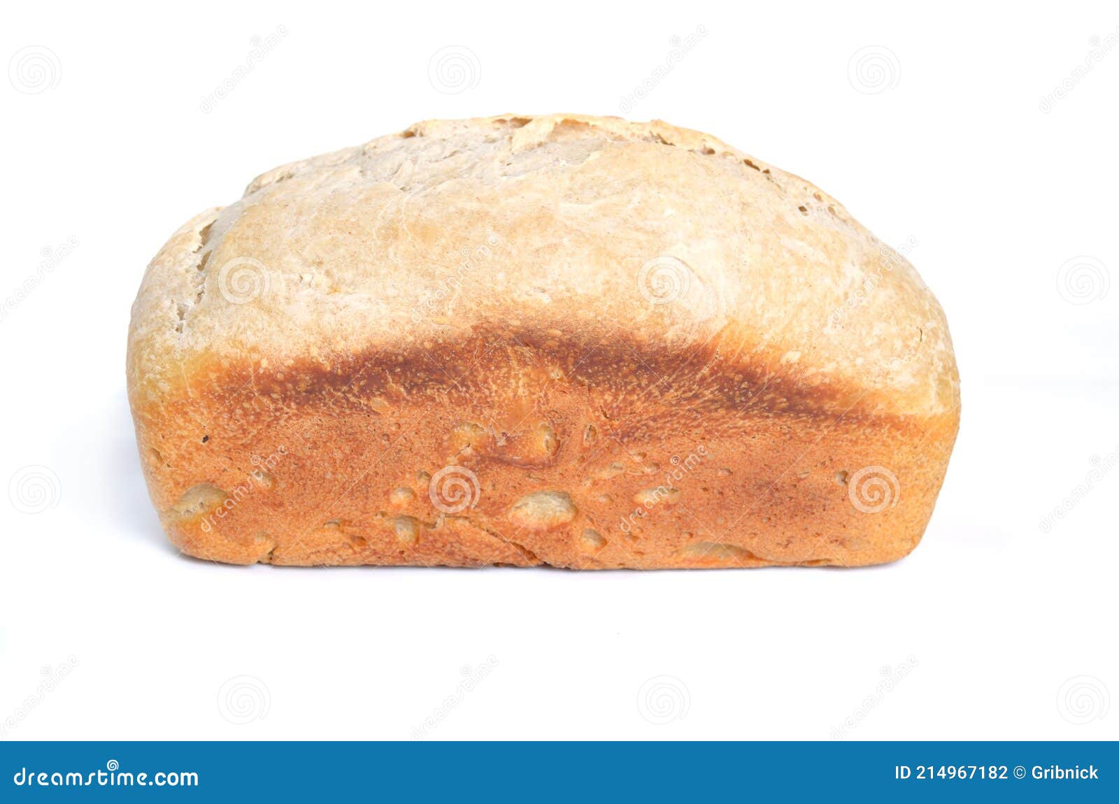 Square Loaf of Homemade Sourdough Bread Stock Photo - Image of wheat ...