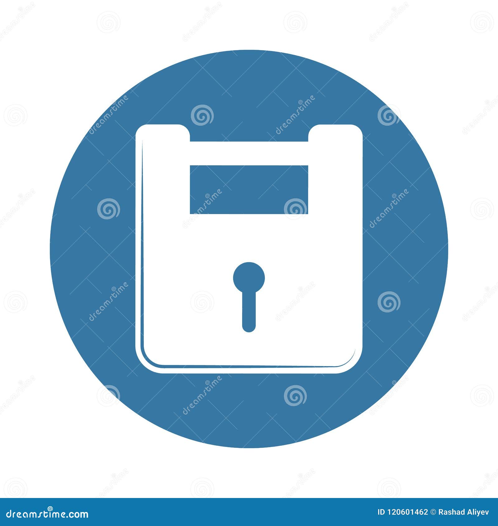 Square Lock Icon. Element of Lock and Keys Icons for Mobile Concept and ...
