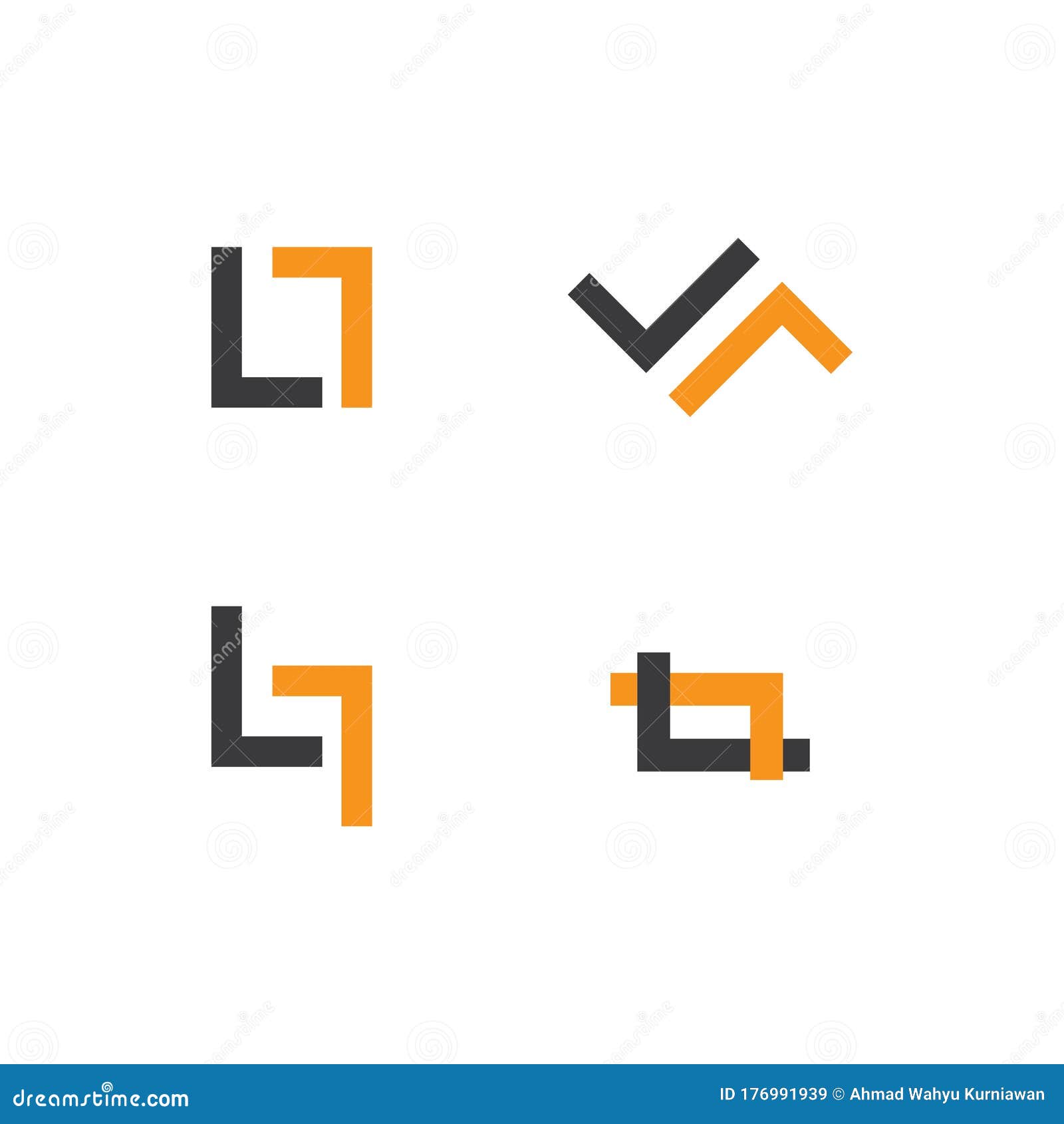 Square logo stock vector. Illustration of element, icon - 176991939