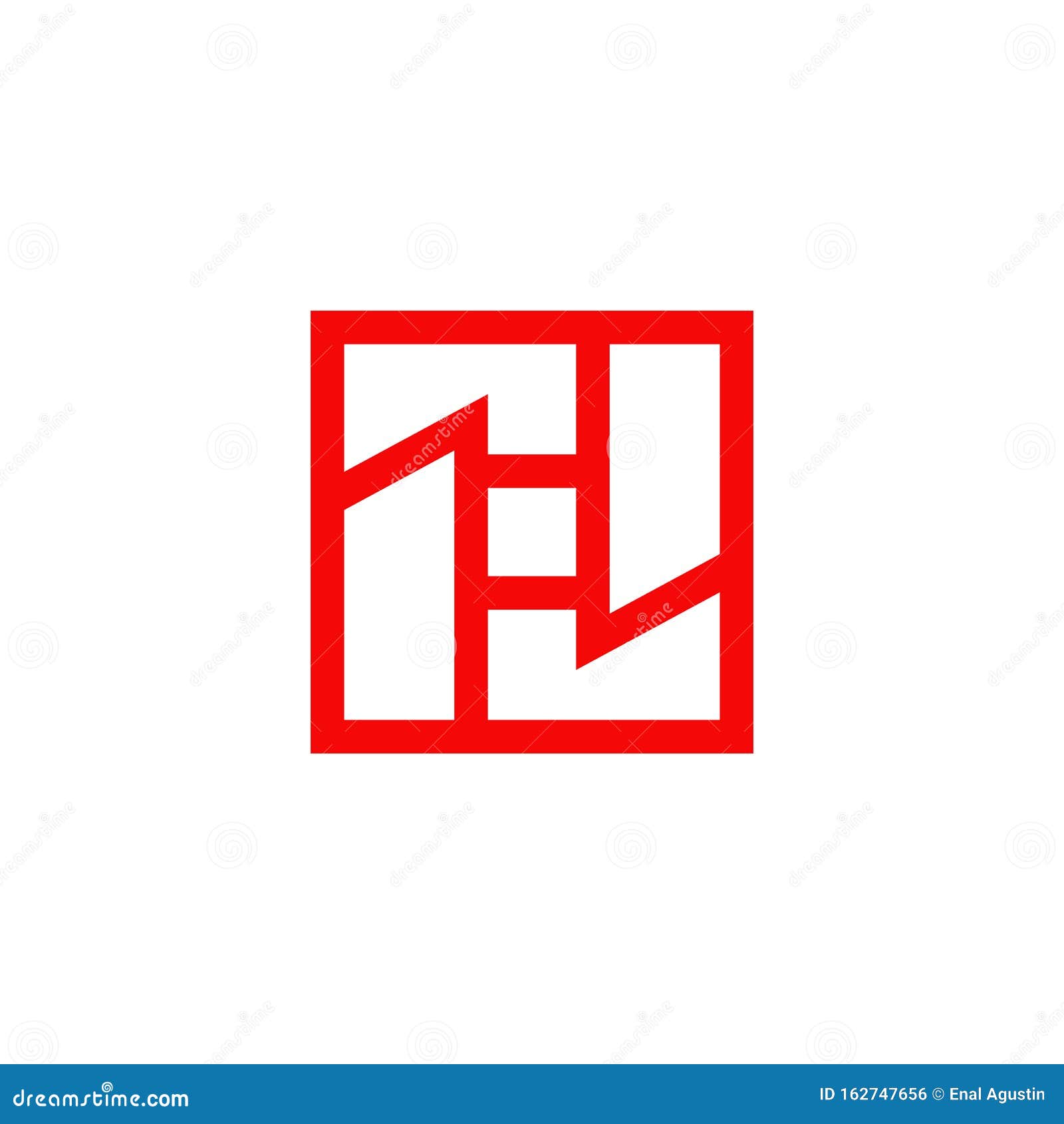 Square Logo Design Vector Template Stock Vector - Illustration of ...