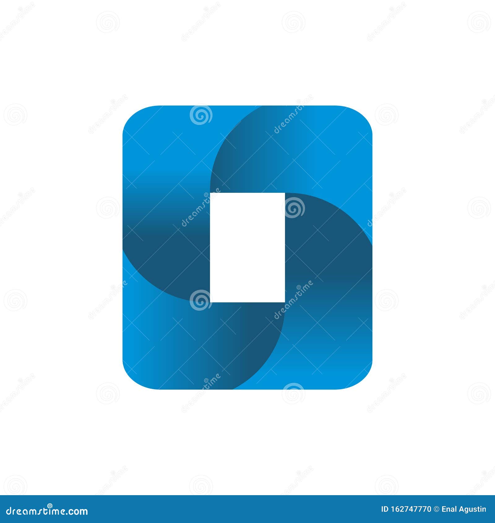 Square Logo Design Vector Template Stock Vector - Illustration of ...
