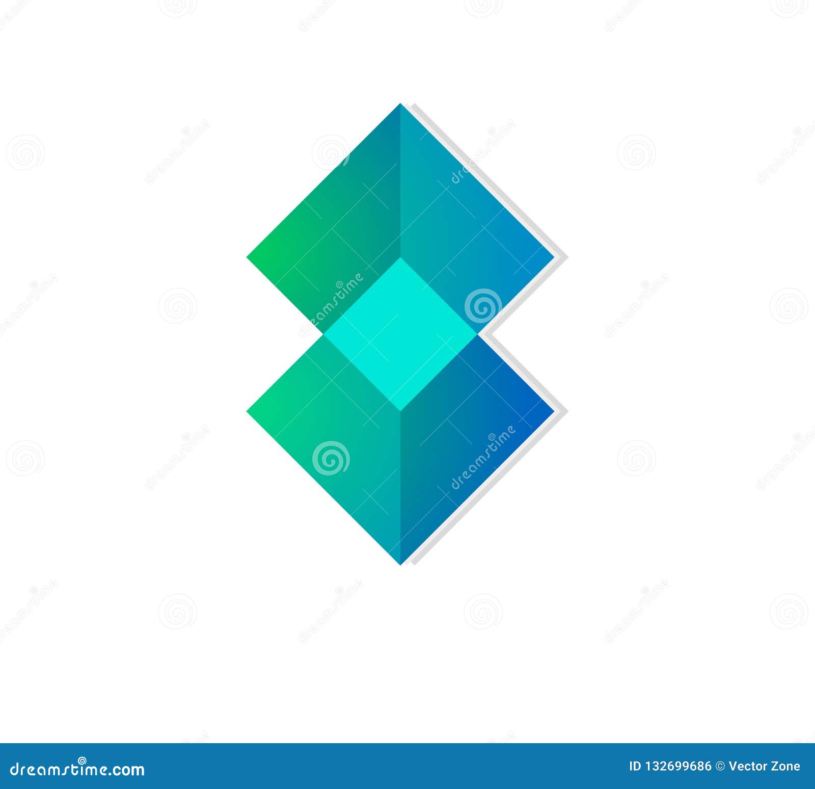 Square Logo Design Template Element Stock Vector - Illustration of logo ...