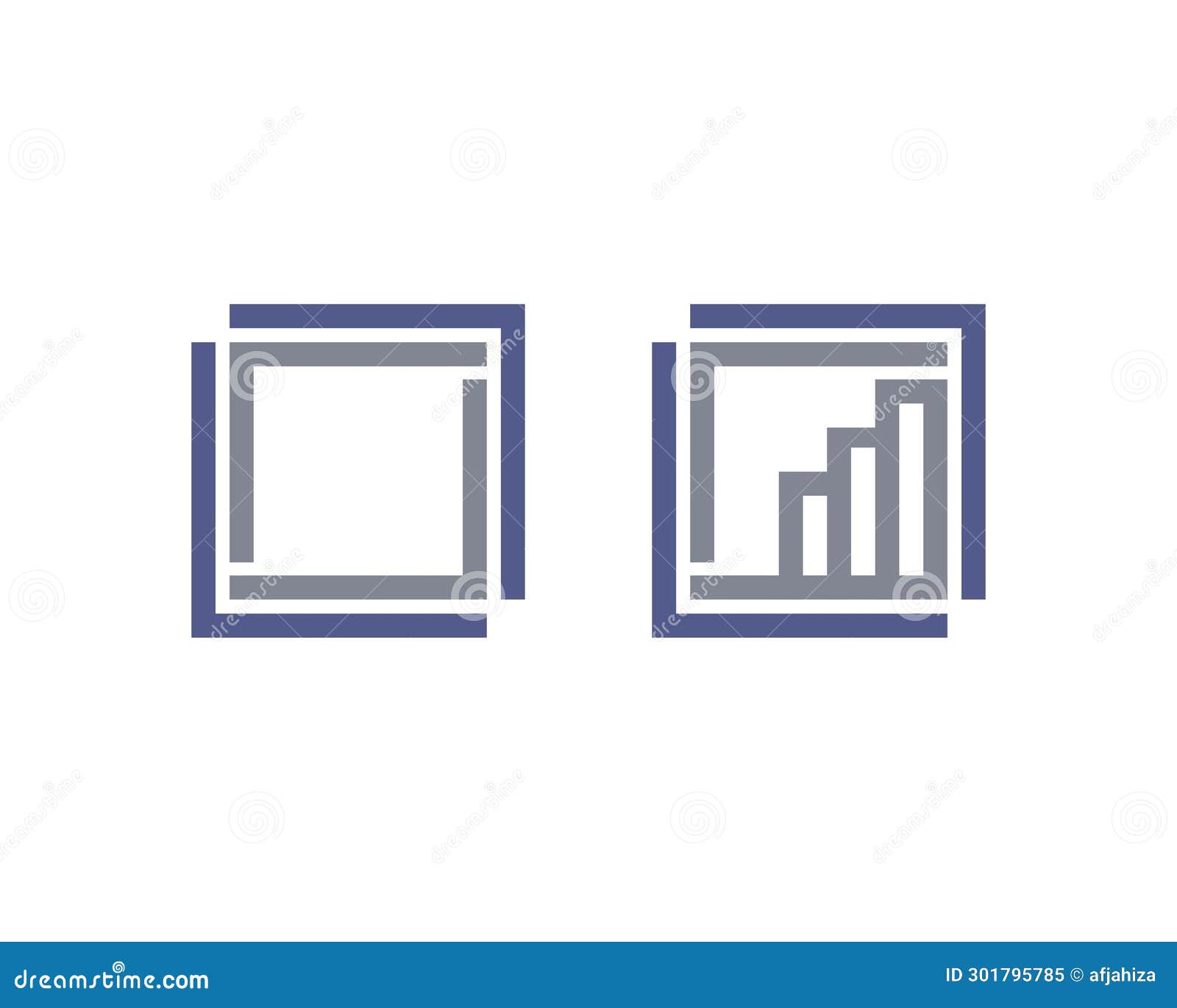 Square Logo 5 Icon Template Stock Vector - Illustration of design ...