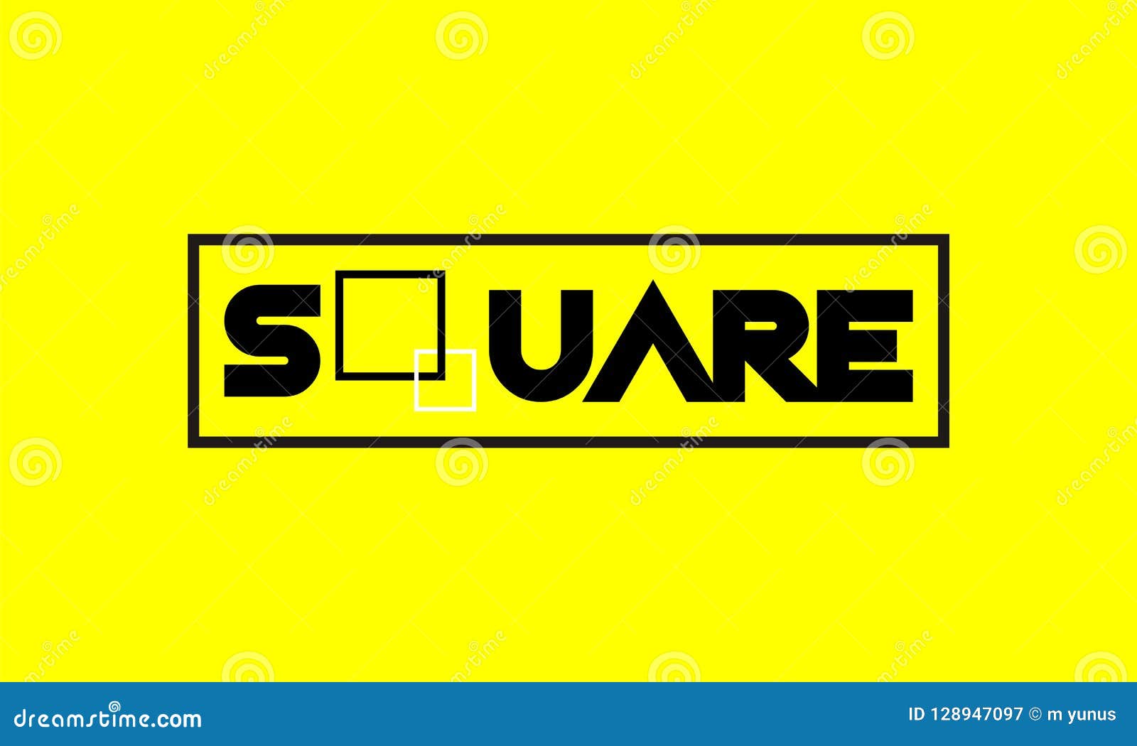 Square logos stock vector. Illustration of dreamstime - 128947097