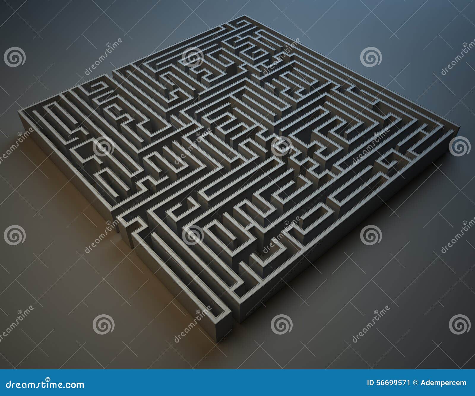 Square maze stock illustration. Illustration of square - 56699571
