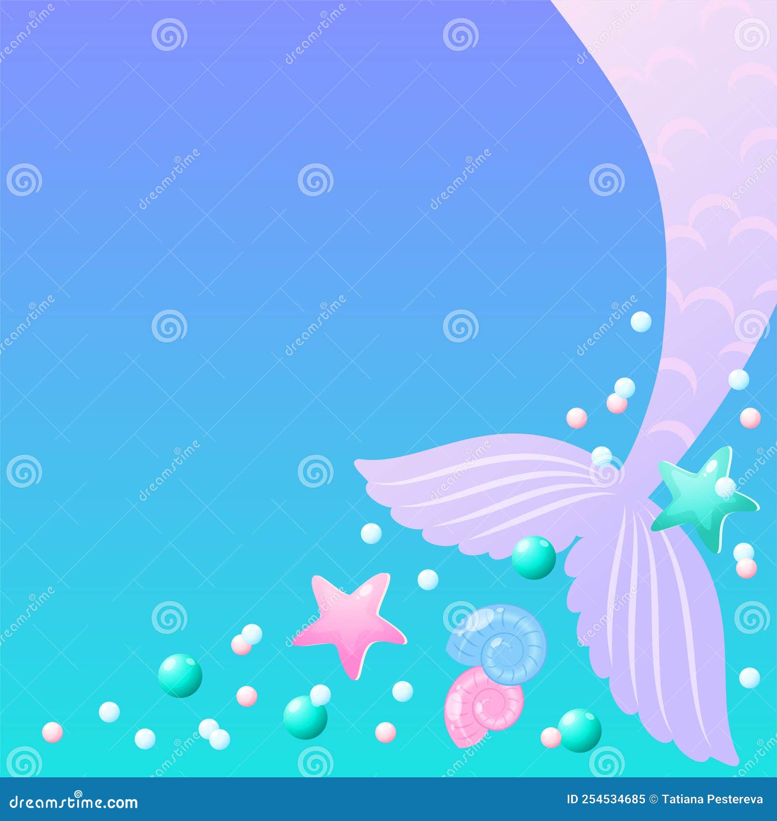 Under the sea frame stock vector. Illustration of jubilee - 254534685