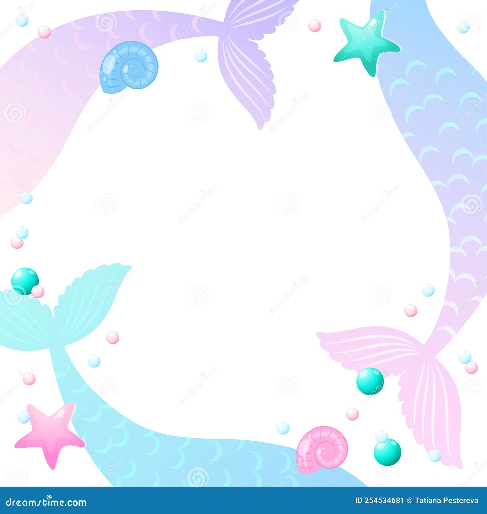 Under the sea frame stock vector. Illustration of celebration - 254534681