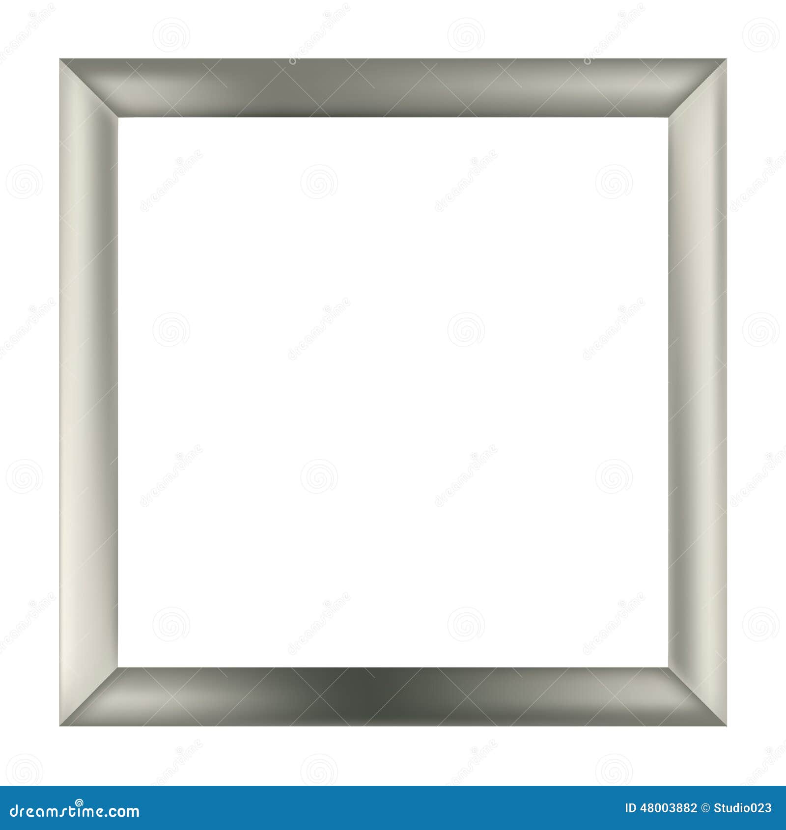 Square metal frame stock vector. Illustration of square - 48003882