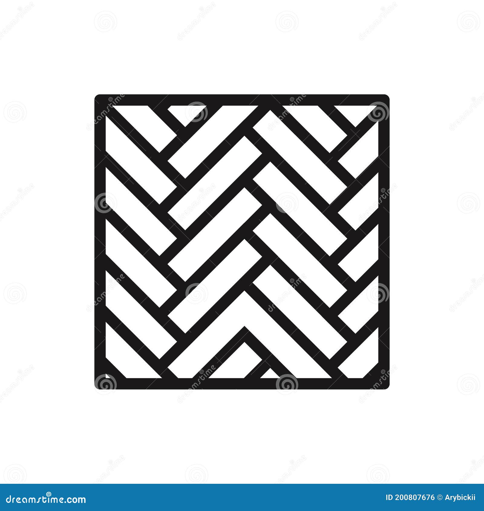 Square Meter Laminate Icon. Vector Stock Vector - Illustration of ...