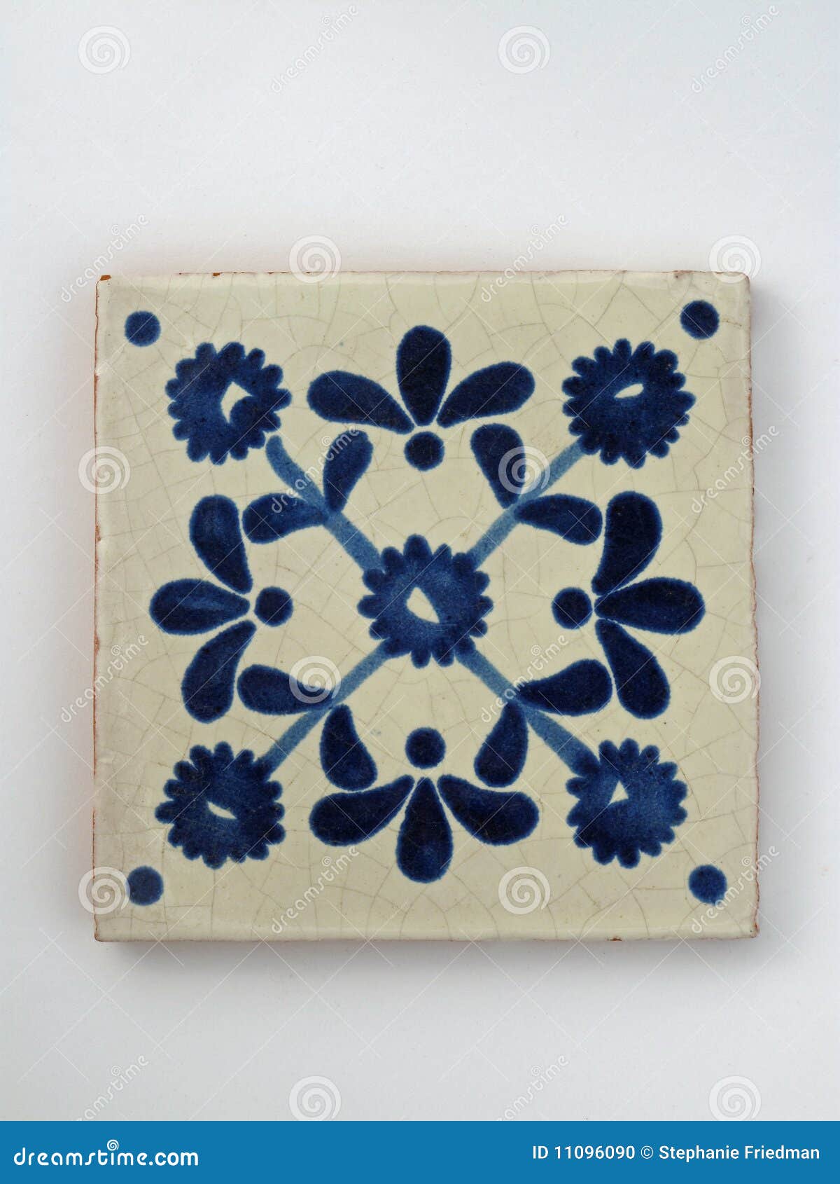 Square Mexican tile stock photo. Image of hard, talavera - 11096090