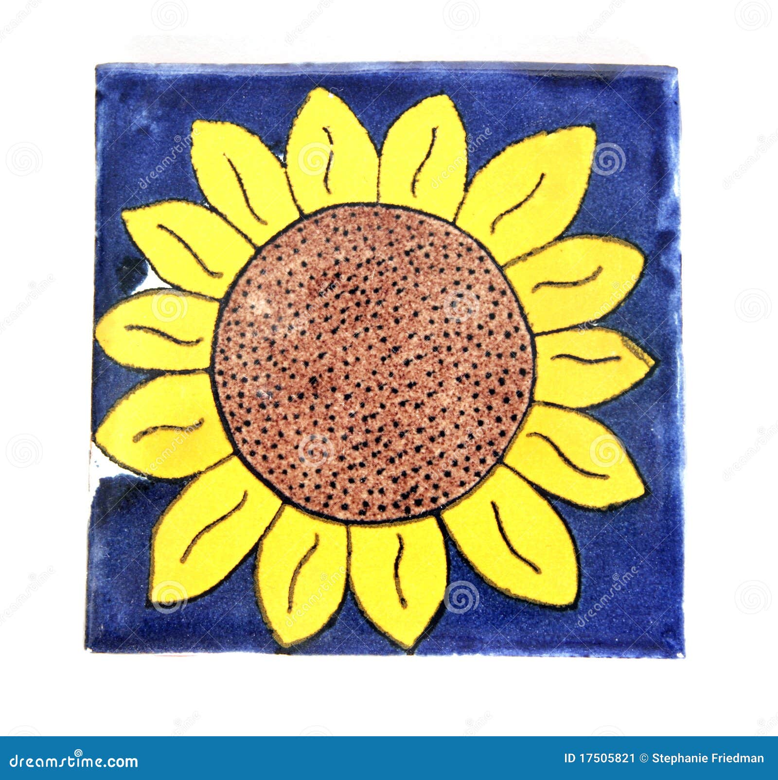 Square Mexican tile stock image. Image of mexican, talavera - 17505821