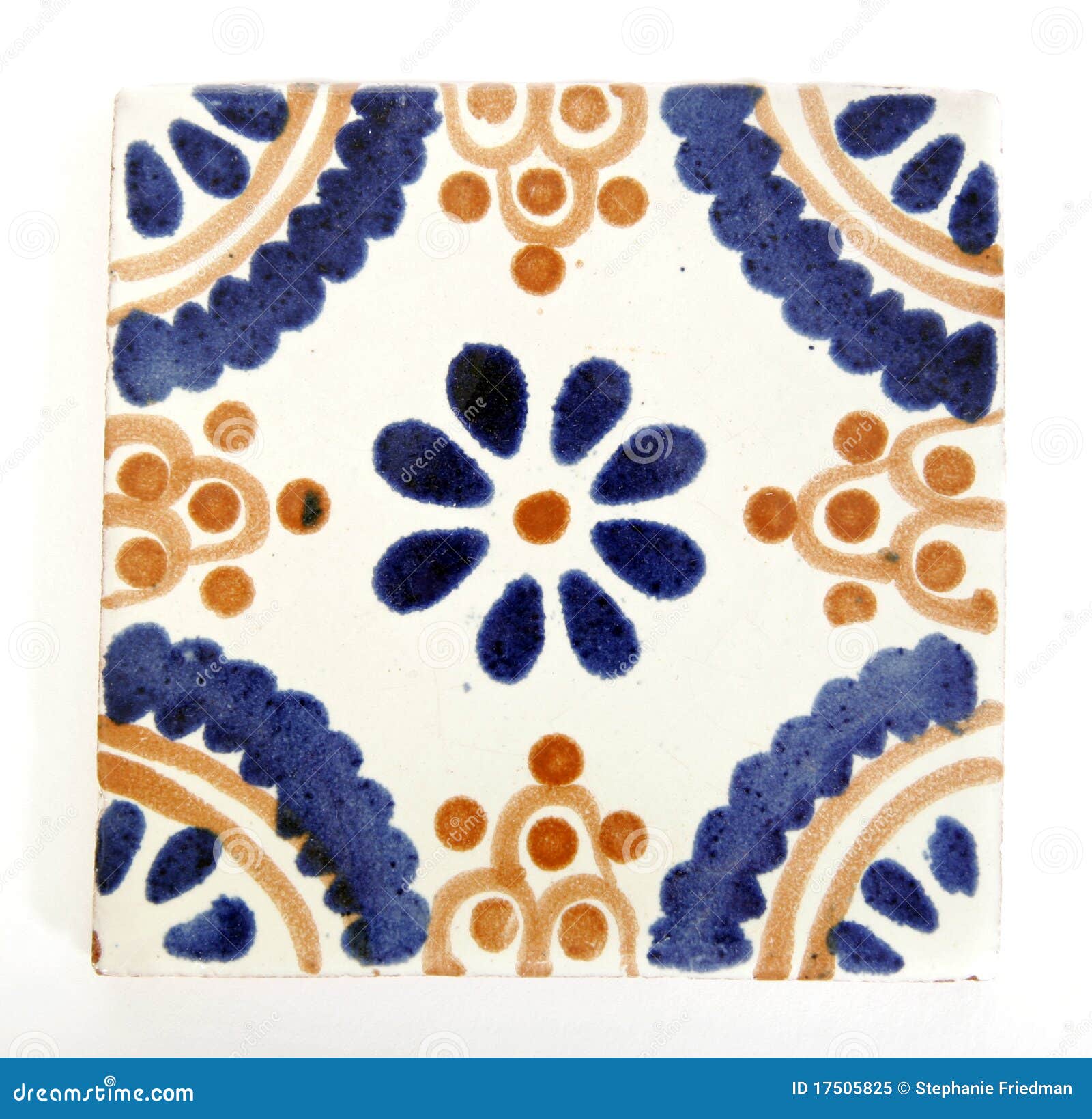 Square Mexican tile shape stock image. Image of decorate - 17505825