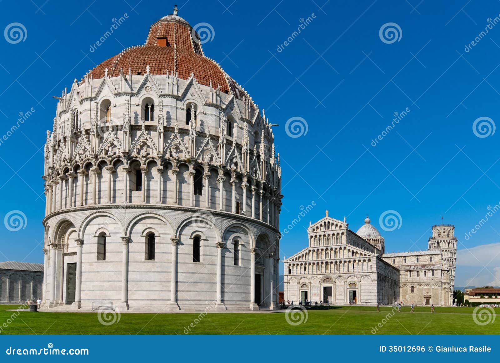 Square of Miracles in Pisa by Day Stock Photo - Image of destination ...