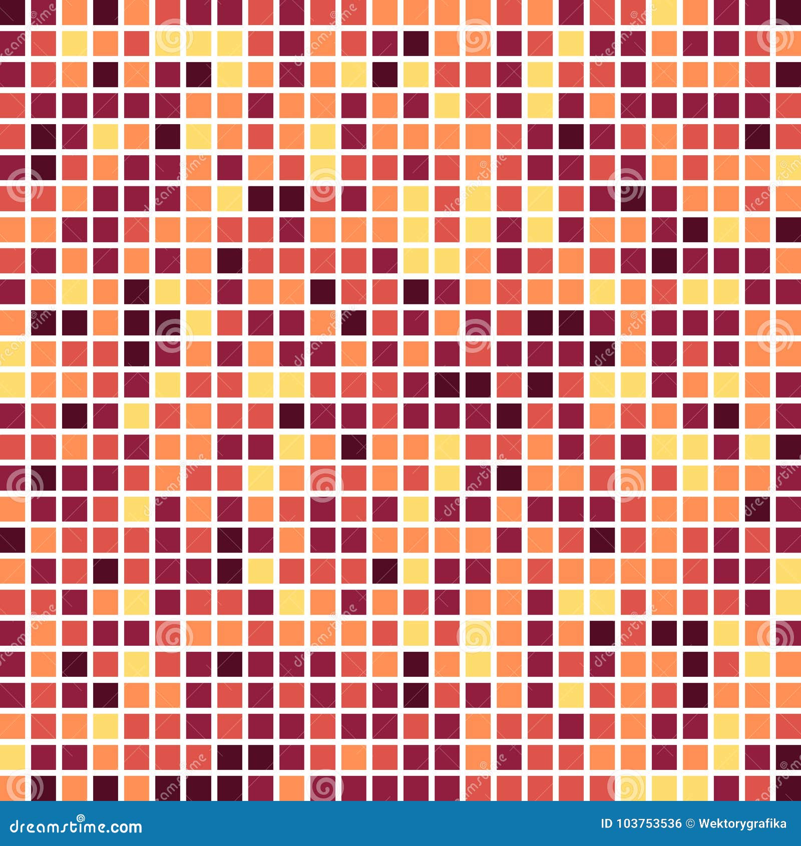 Square Mosaic Color Palette . Color Combo Harmony Stock Vector ...