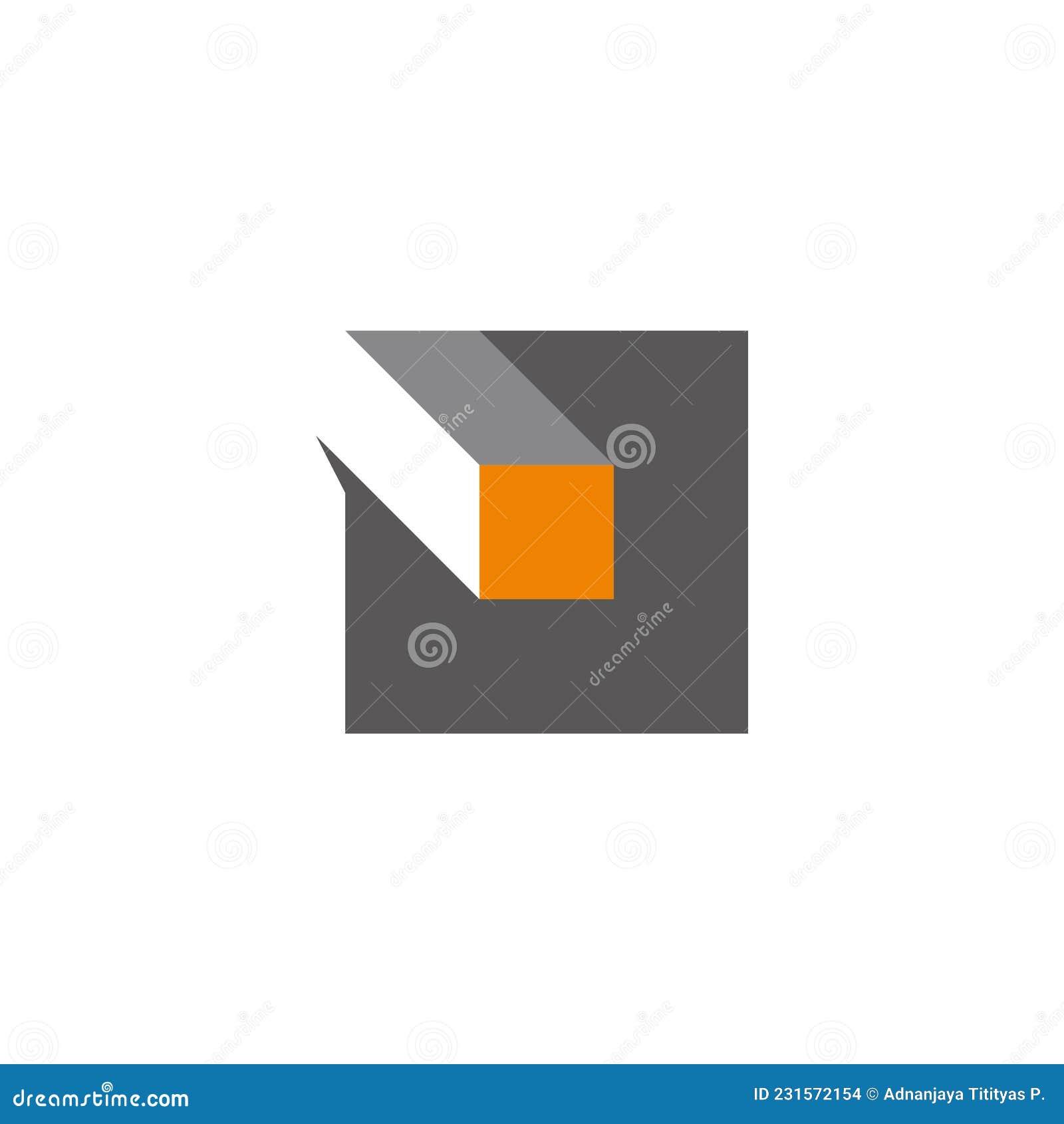 Square Motion 3d Objects Symbol Logo Vector Stock Vector - Illustration ...