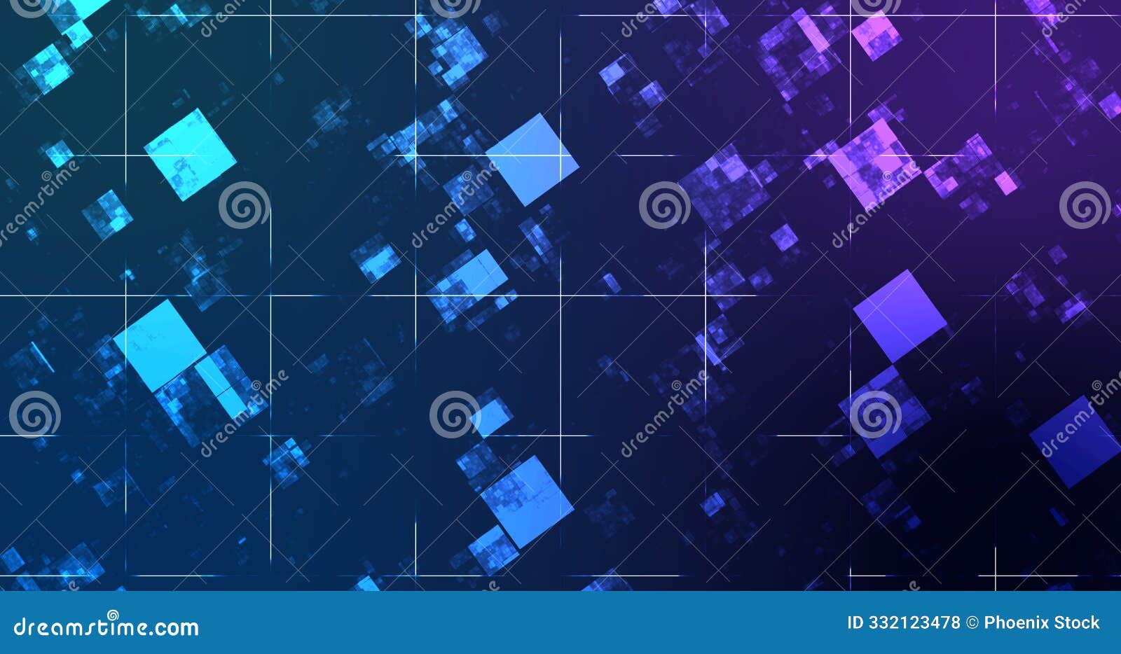 Square Moving Energy Particles Moving Bg Stock Illustration ...