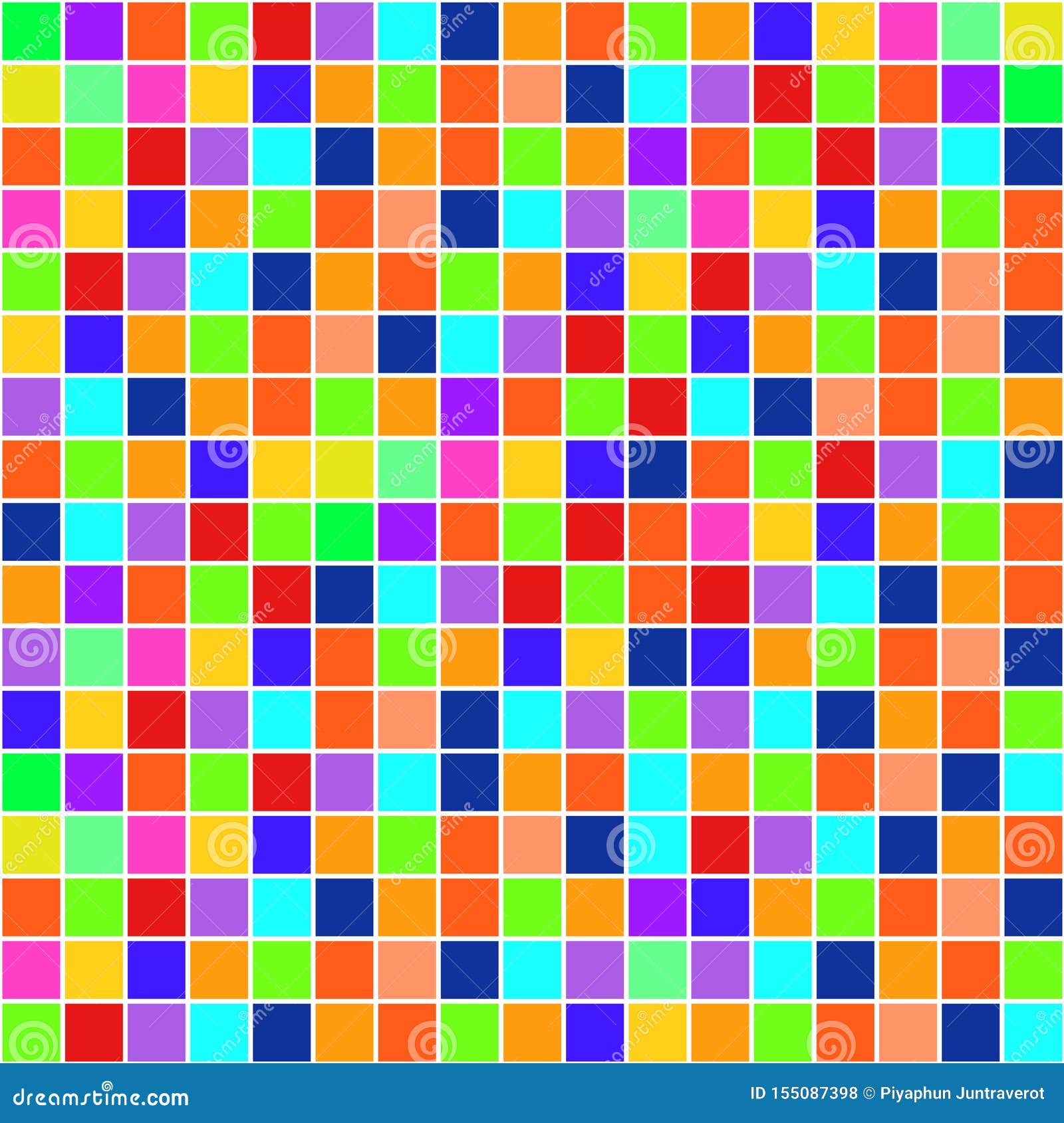 Square Multicolor for Wallpaper Background Stock Illustration ...