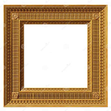 Square neoclassical frame stock illustration. Illustration of leaf ...