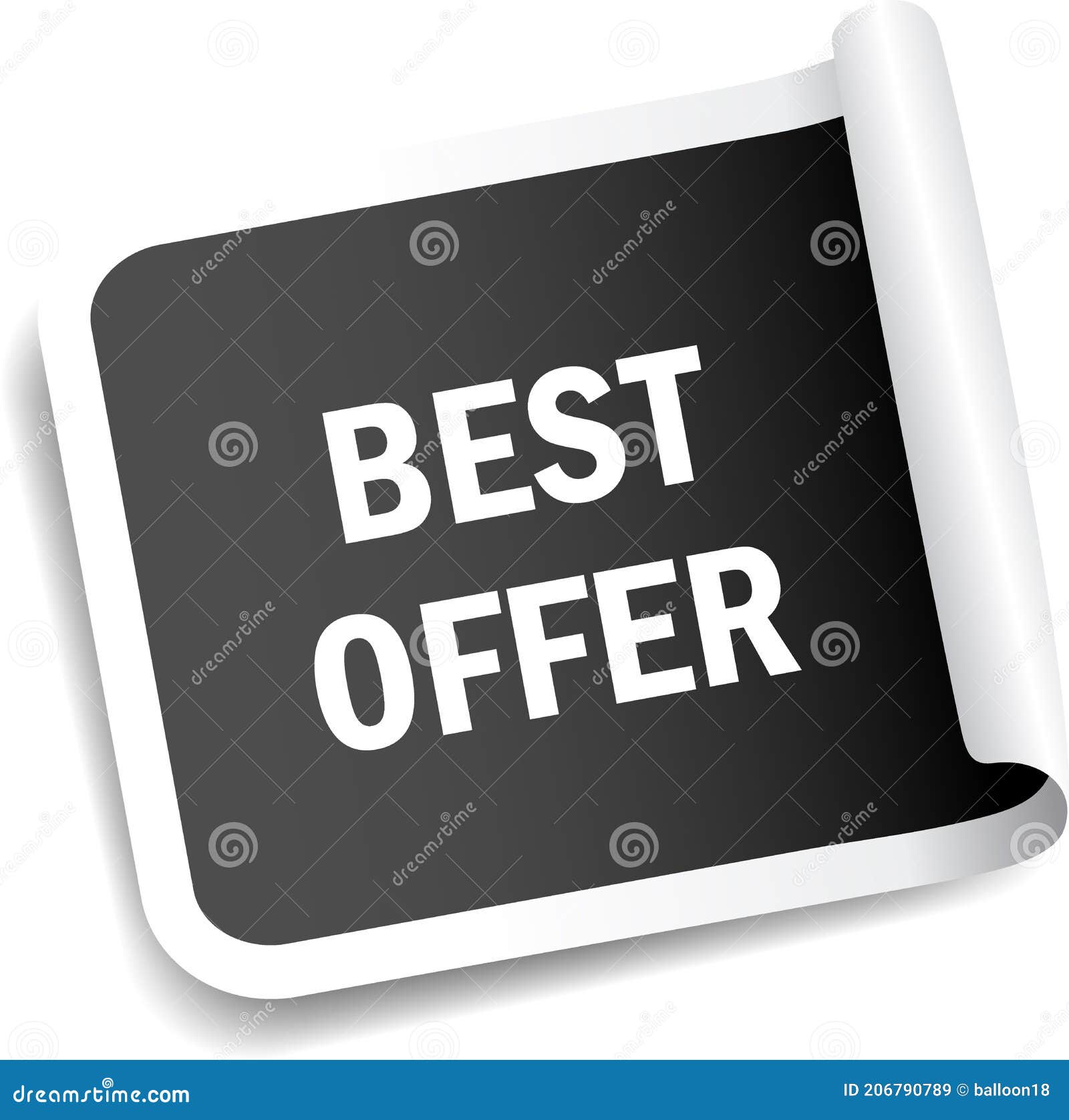 Best Offer vector sticker stock illustration. Illustration of discount ...