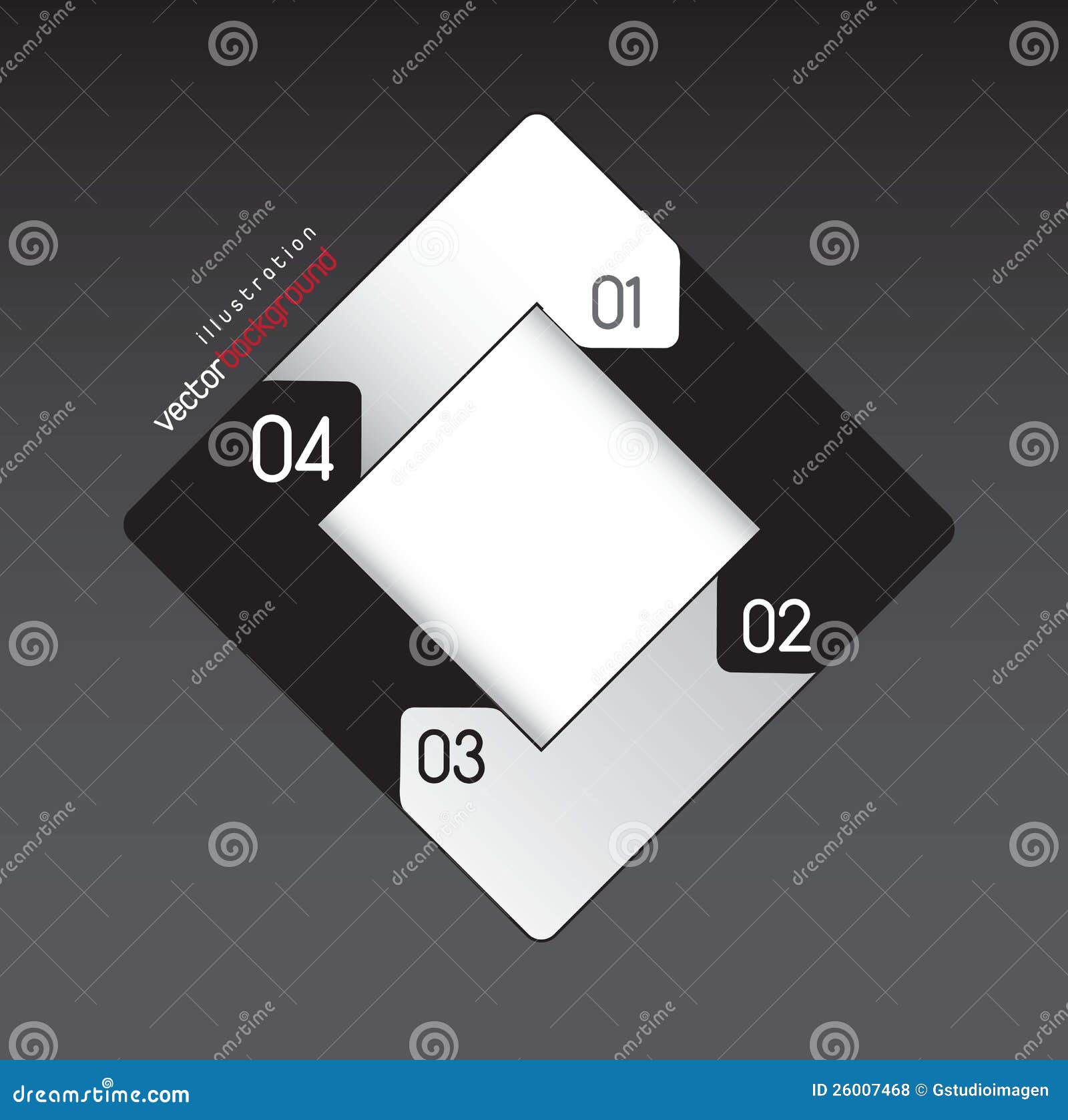 Square numbers stock illustration. Illustration of brochure - 26007468