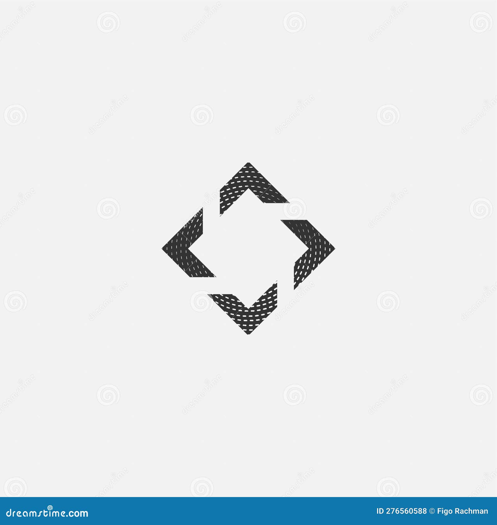 Square Object Logo Design Vector Stock Vector - Illustration of ...