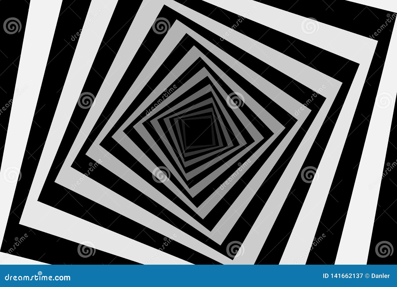 Square Optical Illusion Pattern Stock Vector - Illustration of grid ...