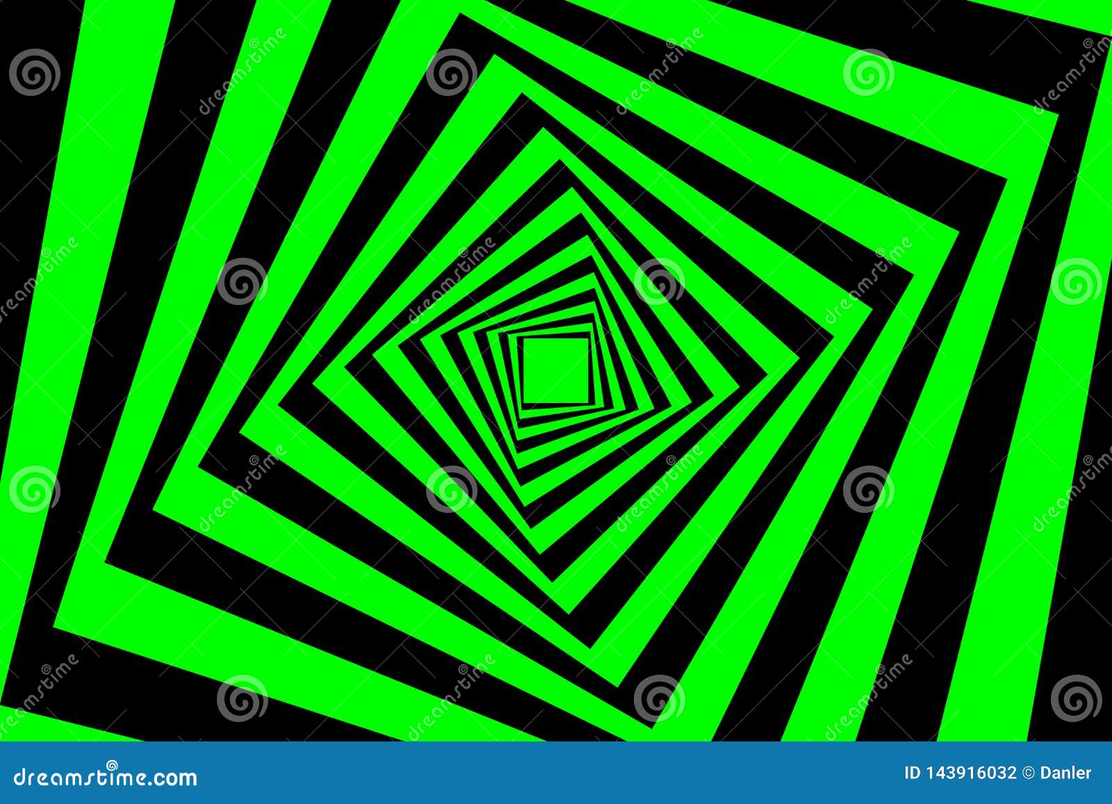 Square Optical Illusion Pattern Stock Vector - Illustration of ...