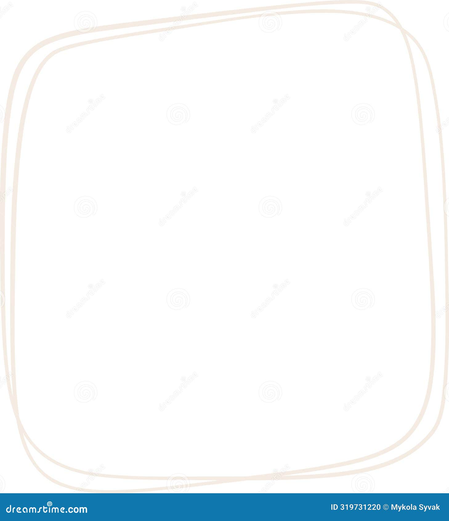 Square Outline Frame stock vector. Illustration of square - 319731220