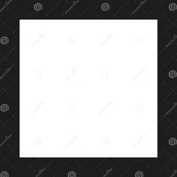 Square outline vector stock vector. Illustration of symbol - 107187792