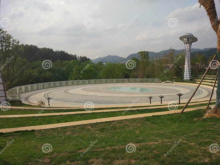 A Square with an Oval Shape Stock Photo - Image of square, shape: 174270848